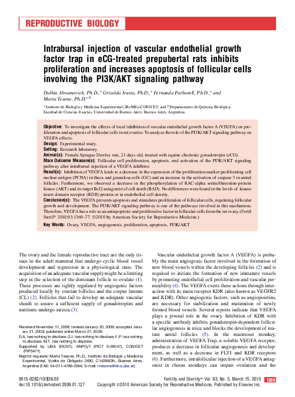 (PDF) Angiopoietin 1 reduces rat follicular atresia mediated by ...