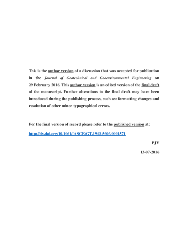 (PDF) Discussion of “Undrained Young’s Modulus of Fine-Grained Soils ...