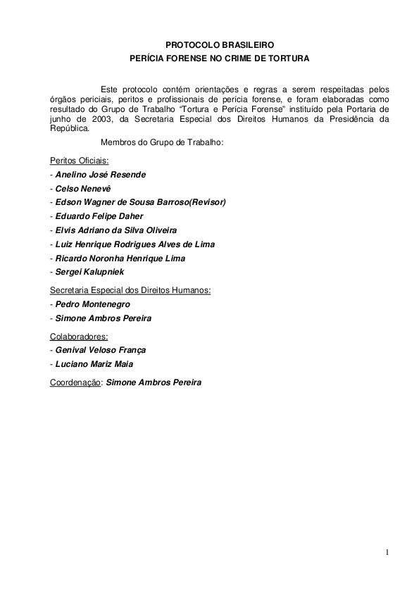 (PDF) protocolo brasileiro pericia forense no crime de tortura