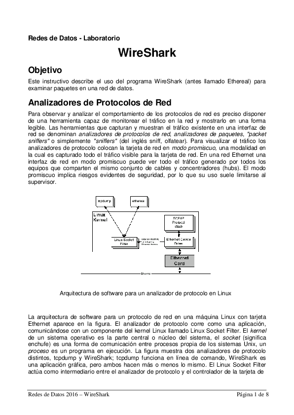 (PDF) Redes de Datos -Laboratorio