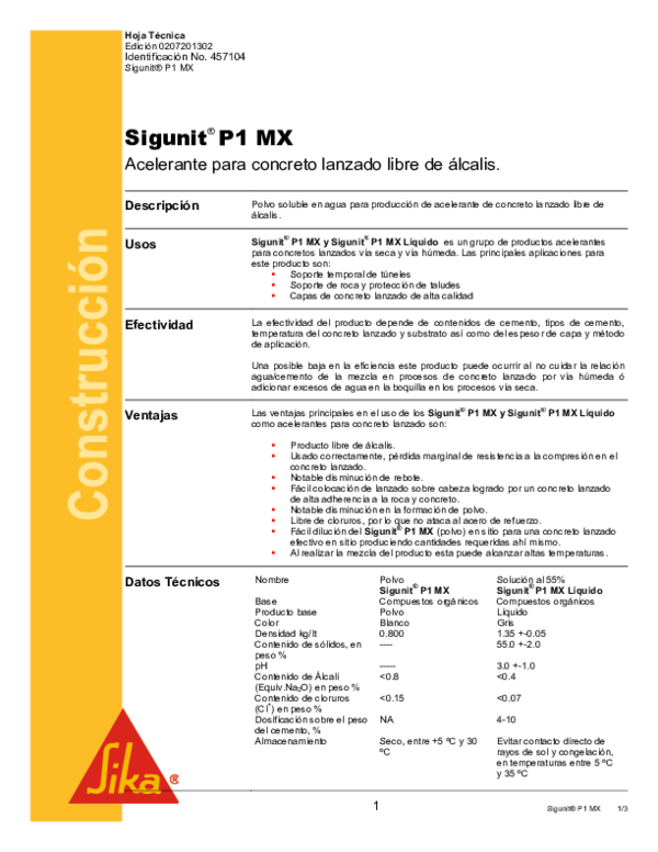(PDF) Sigunit ® P1 MX