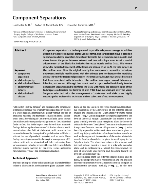 (PDF) Component Separations