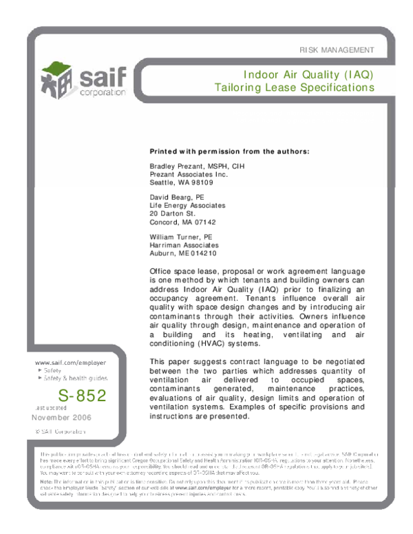 (PDF) Tailoring Lease Specifications, Proposals, and Work Letter ...