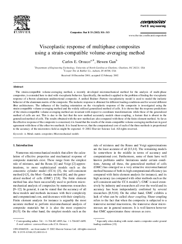 (PDF) Viscoplastic response of multiphase composites using a strain ...