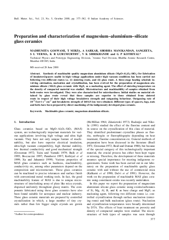 (PDF) Preparation and characterization of magnesium coating deposited ...