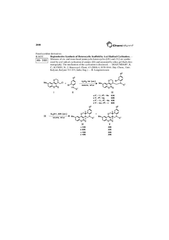 (PDF) ChemInform Abstract: Regioselective Synthesis of Amino- and ...