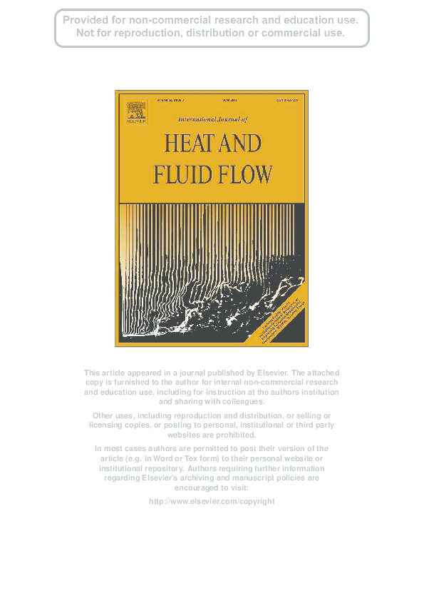 (PDF) Hydrodynamic and thermal fields analysis in gas–solid two-phase flow | KHALED I B R A H I ...