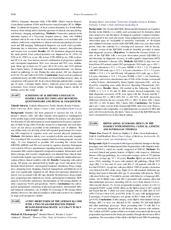 (PDF) A very short form of the German IQ CODE with a two-year ...