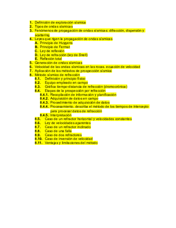 (DOC) Definicion de exploracion sismica | Kvn J. Salcedo - Academia.edu