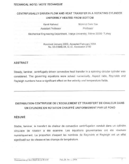(PDF) Centrifugally Driven Flow and Heat Transfer in a Rotating ...