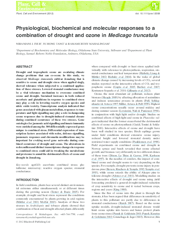 (PDF) Physiological, biochemical and molecular responses of the soil microbial community after ...