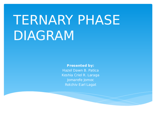 (PPT) TERNARY PHASE DIAGRAM