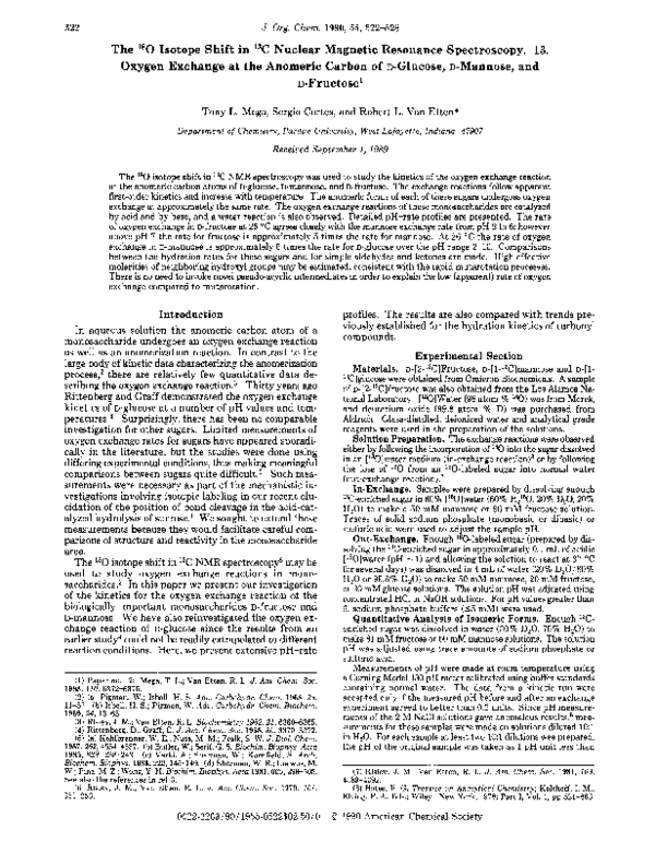 (PDF) The oxygen-18 isotope shift in carbon-13 nuclear magnetic ...