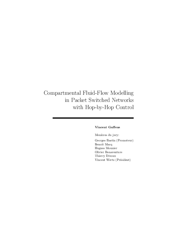 (PDF) Compartmental fluid-flow modelling in packet switched networks ...