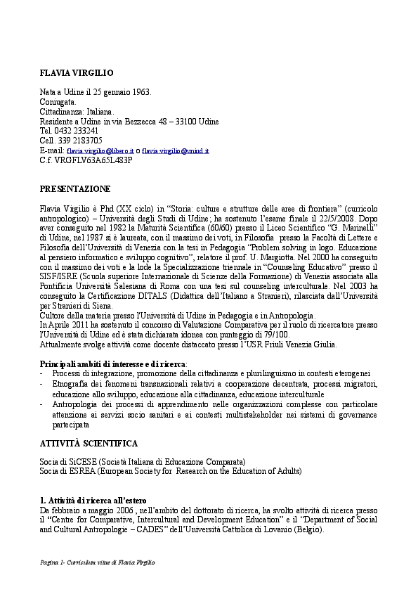 (DOC) curriculum flavia 16.doc