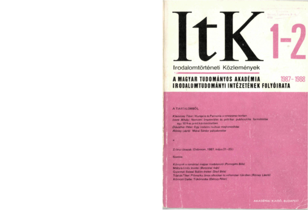 (PDF) Reviczky Gyula: Pán halála (1889)