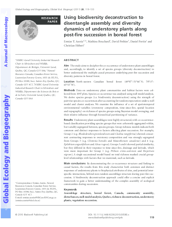 (PDF) Simulating groundcover community assembly in a frequently burned ...