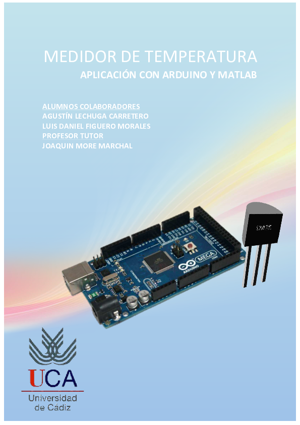Pdf Medidor De Temperatura AplicaciÓn Con Arduino Y Matlab Alumnos