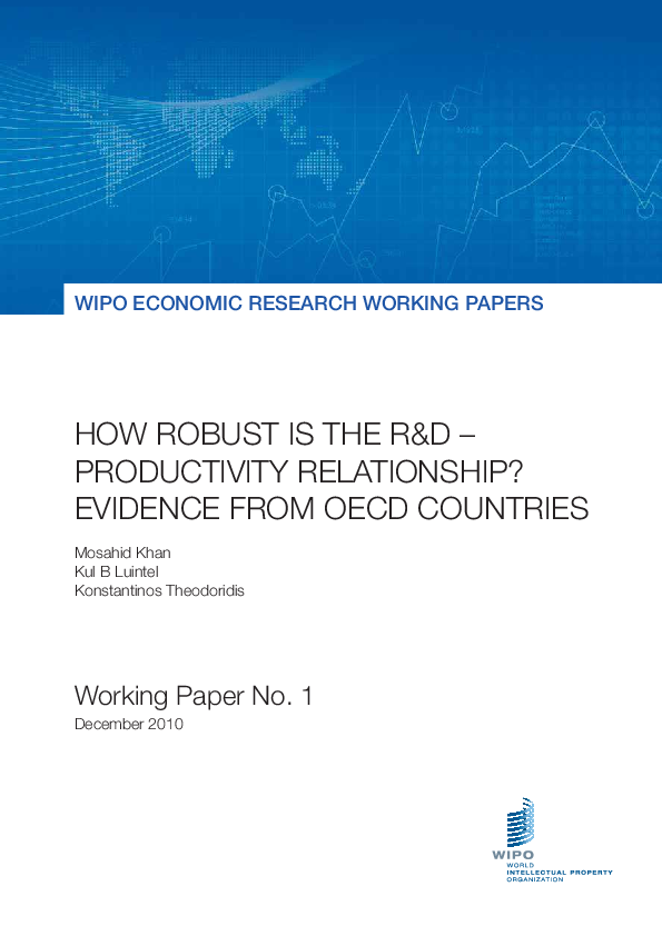 (PDF) How Robust is the R&D-Productivity relationship? Evidence from ...