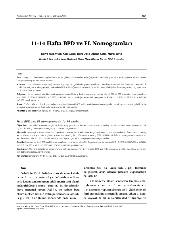 (PDF) 11-14 Hafta BPD ve FL Nomogramlar