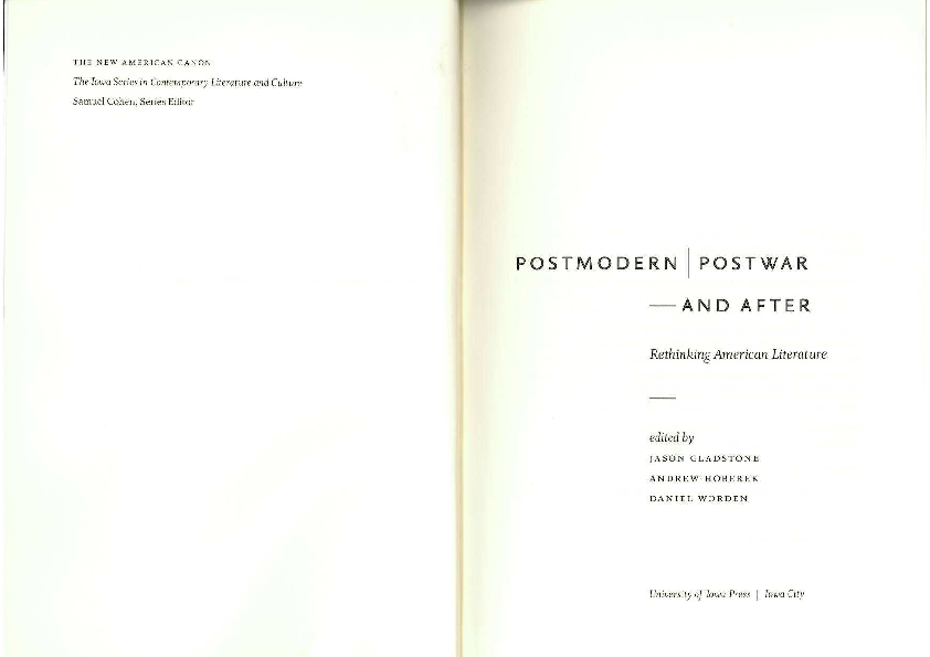 (PDF) The New Sincerity