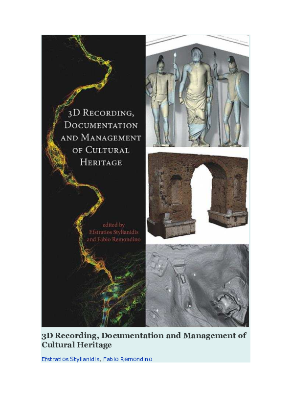 (PDF) 3D Recording, Documentation and Management of Cultural Heritage