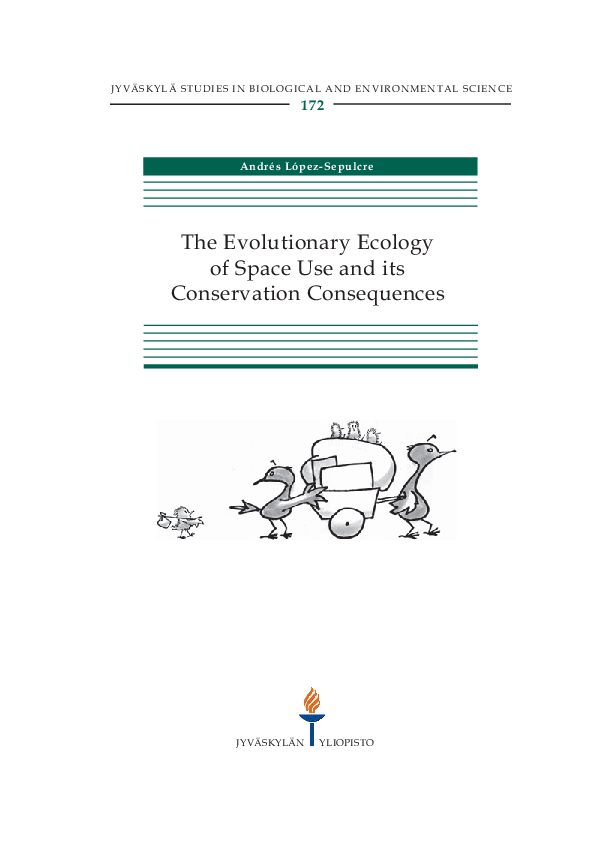 (PDF) The evolutionary ecology of space use and its conservation ...