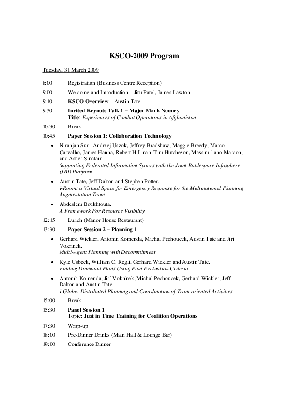 (PDF) KSCO-2009 Program