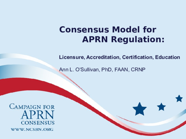 (PPT) Consensus Model Pittsburgh aprn reg slide