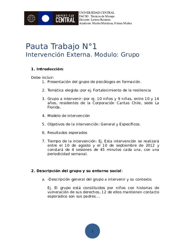 (DOC) Pauta Trabajo N°1