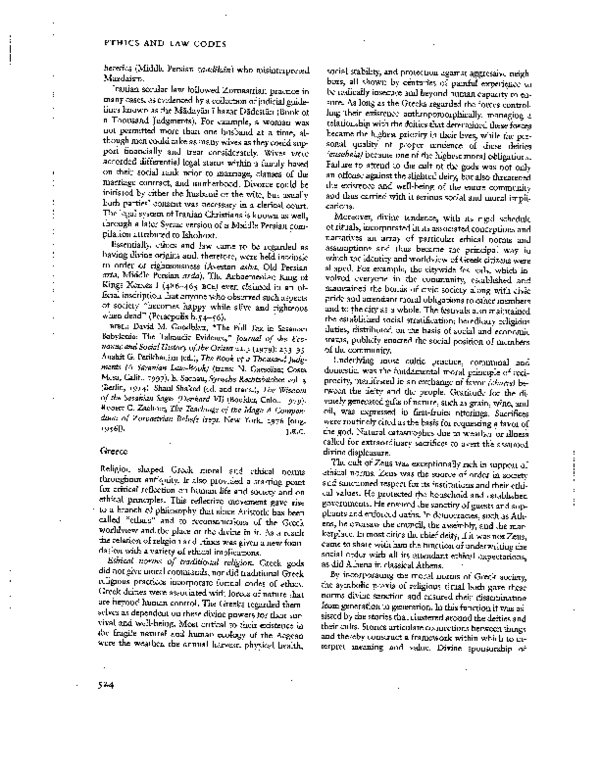 (PDF) Impact of Greek Religion on Greek Philosophy