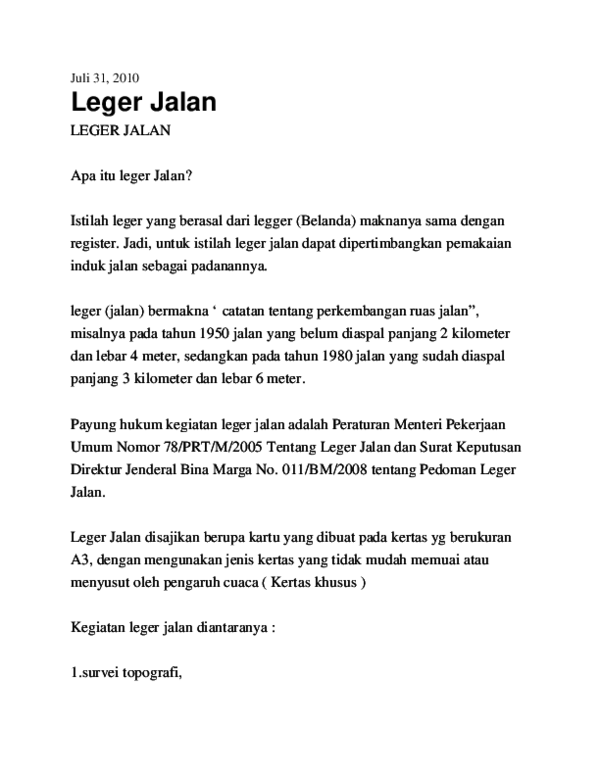 (PDF) Leger jalan