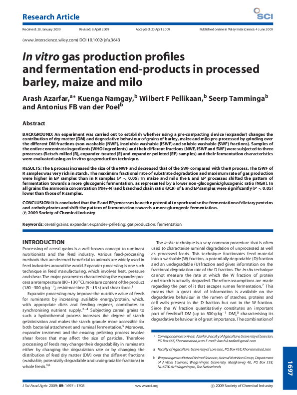 (PDF) In vitro gas production profiles and fermentation end-products in ...