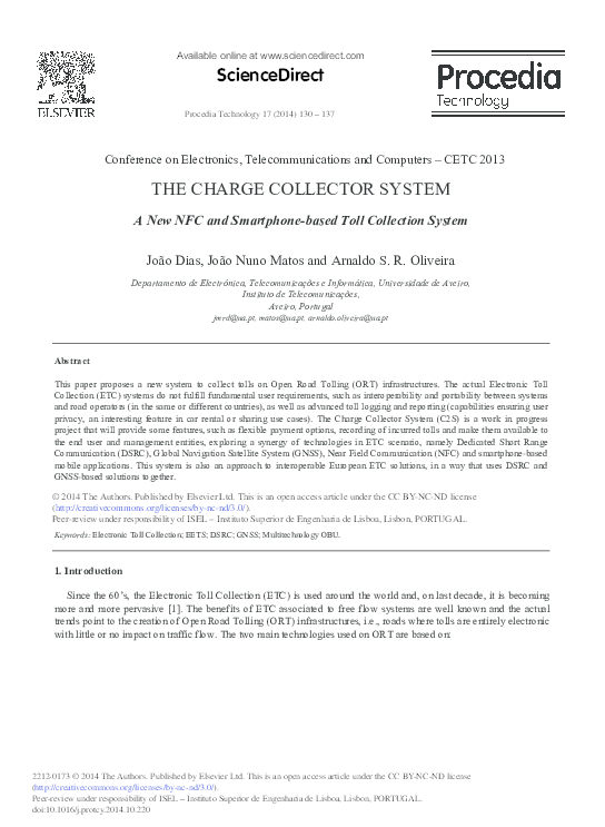 (PDF) The Charge Collector System