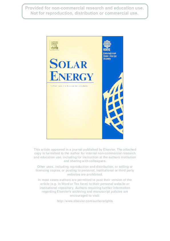Pdf Estimation Of Solar Radiation Using A Combination Of Hidden Markov Model And Generalized