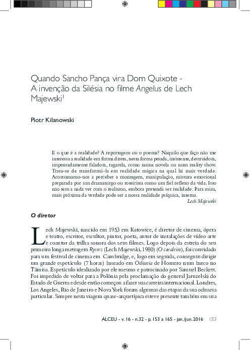 (PDF) Quando Sancho Pança vira Dom Quixote - A invenção da Silésia no ...