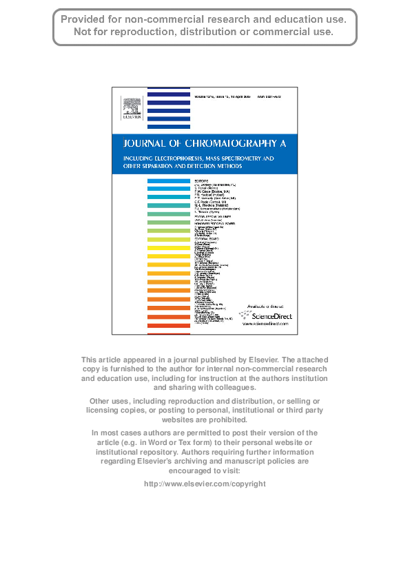 Liquid-phase deposition of silica nanoparticles into a capillary for in-tube solid-phase ...