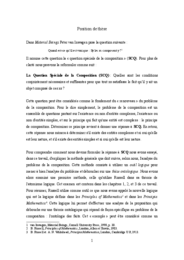 (PDF) Histoire et postérité de l'atomisme logique : l'ontologie des ...