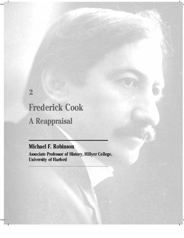 (PDF) Frederick Cook: A Reappraisal (North By Degree: New Perspectives ...