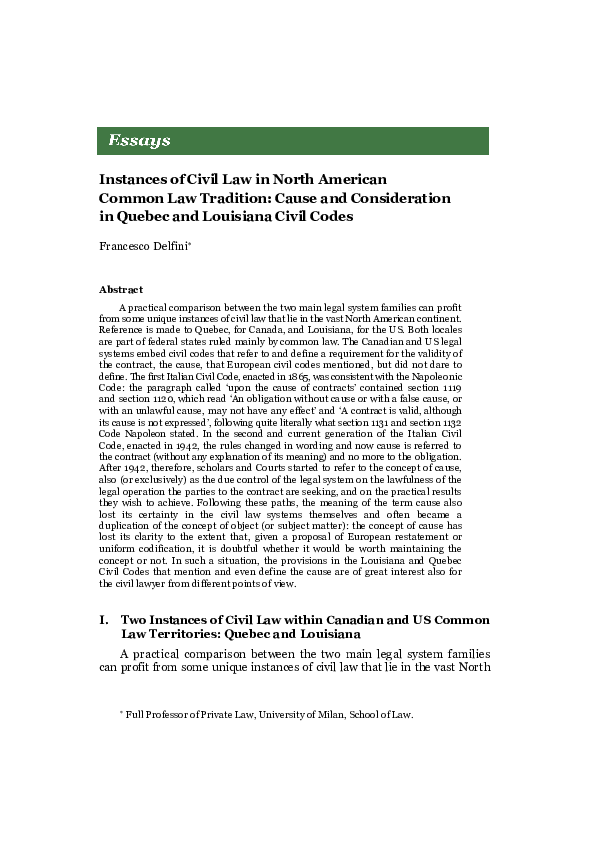 (PDF) On the Structure of a Civil Code | Alain Levasseur - Academia.edu