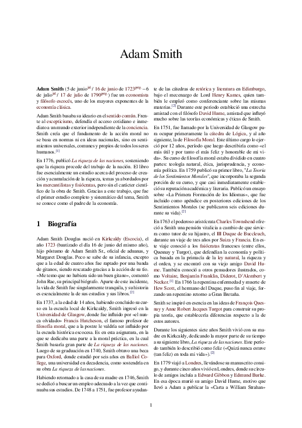 (PDF) Adam Smith