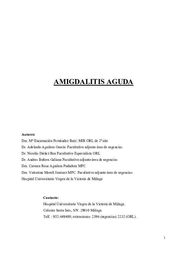 (PDF) AMIGDALITIS AGUDA