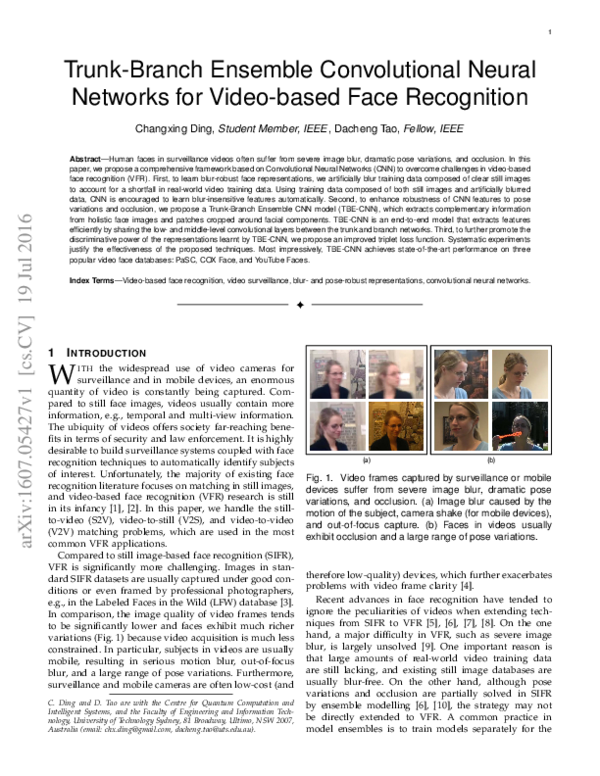 (PDF) Trunk-Branch Ensemble Convolutional Neural Networks for Video ...