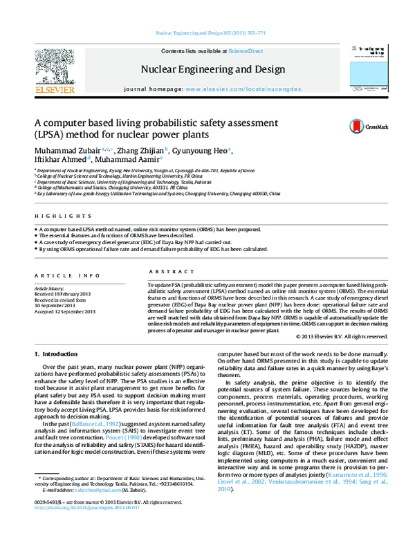 (PDF) A computer based living probabilistic safety assessment (LPSA ...