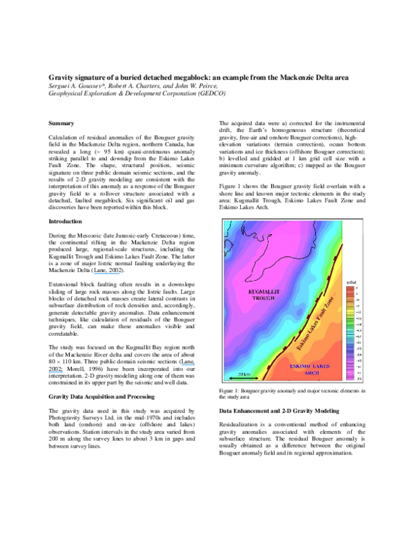(PDF) Gravity signature of a buried detached megablock: an example from ...