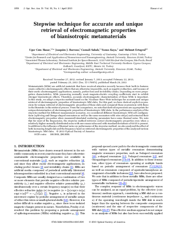 (PDF) Stepwise technique for accurate and unique retrieval of ...