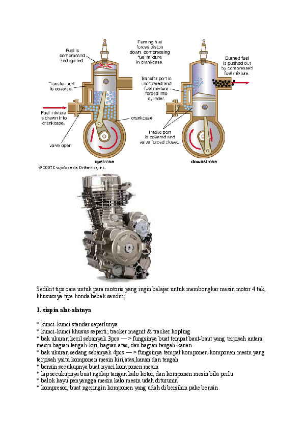 (DOC) Materi Sepeda Motor
