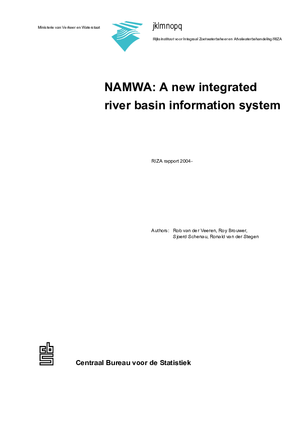 (PDF) NAMWA: A new integrated river basin information system