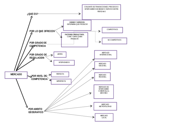 (DOC) mapa conceptual del mercado