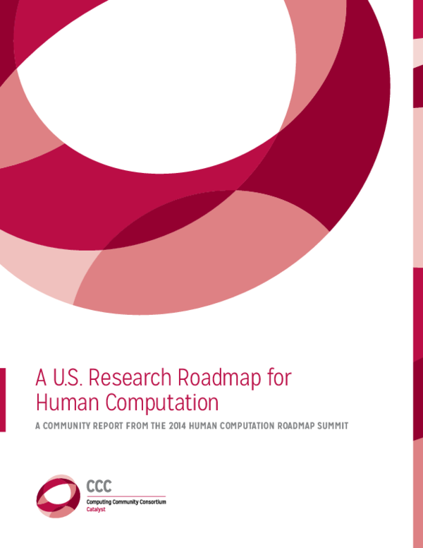 (PDF) A U.S. Research Roadmap for Human Computation
